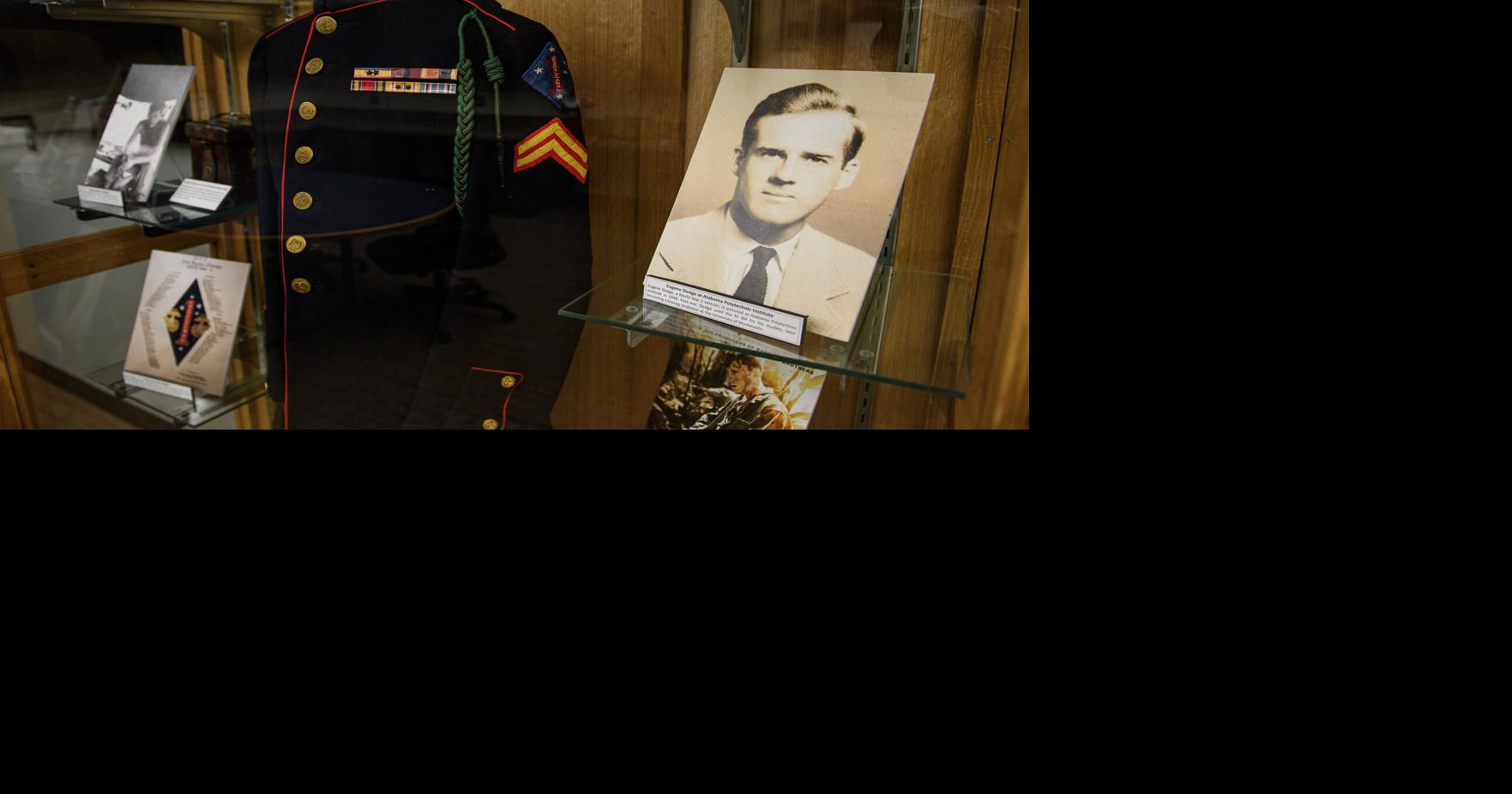 AU unveils Eugene Sledge display at Veterans Resource Center