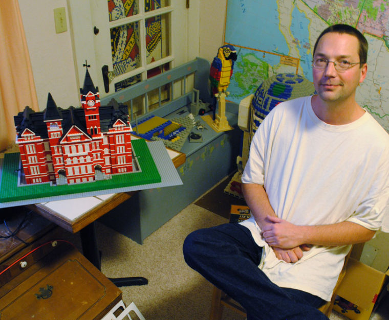 Local man recreates Samford Hall using LEGOs