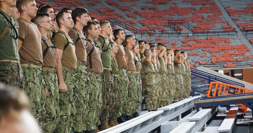 New Army ROTC cadets to make big commitment during pregame 9/11 ...