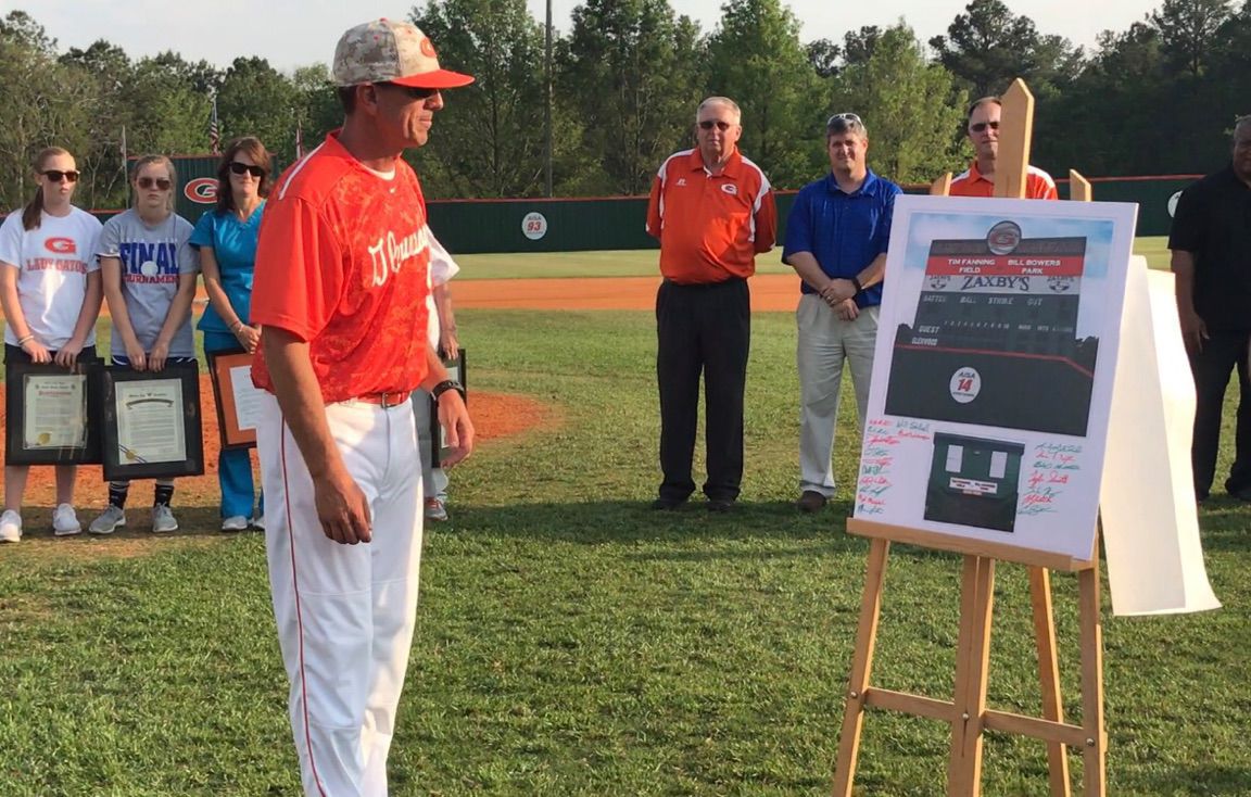 Glenwood names baseball field after current head coach Tim Fanning