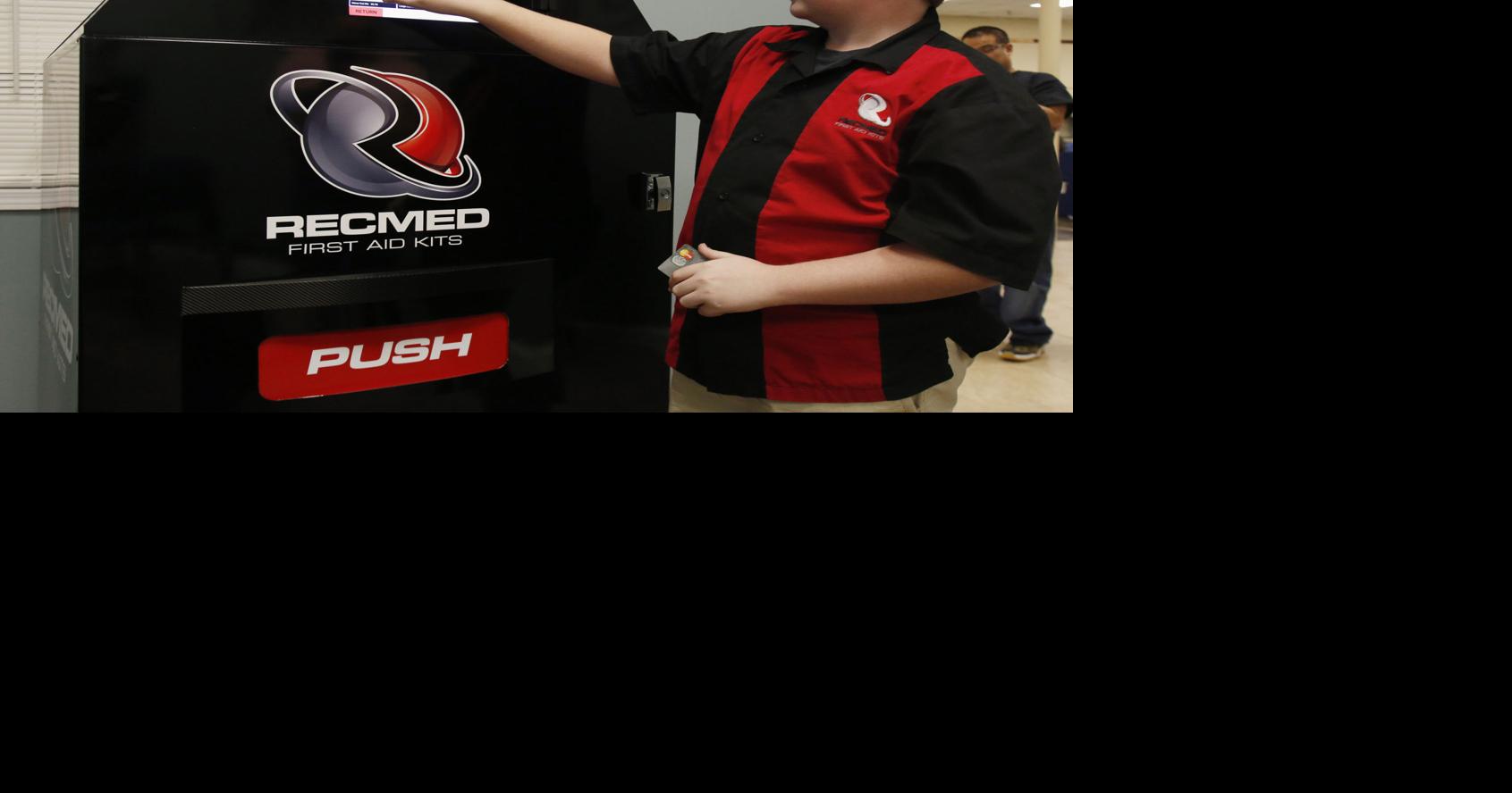 Opelika’s Rosenthal debuts RecMed First Aid vending machine prototype