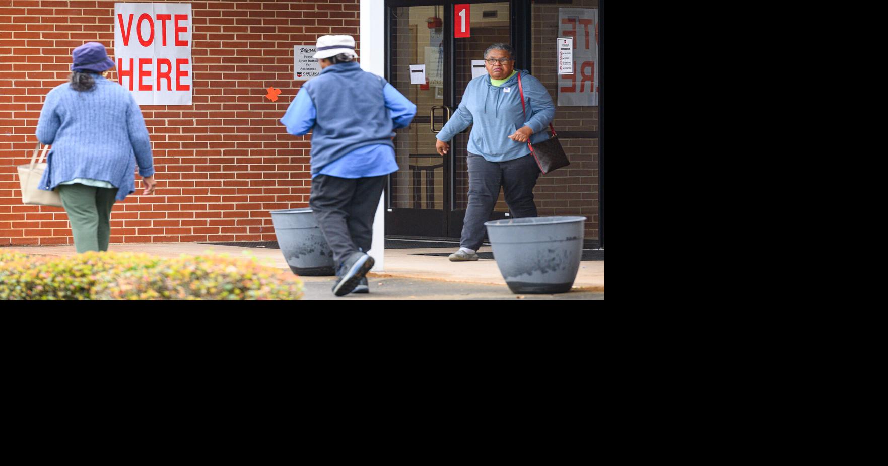 Scenes from primary elections in Lee County