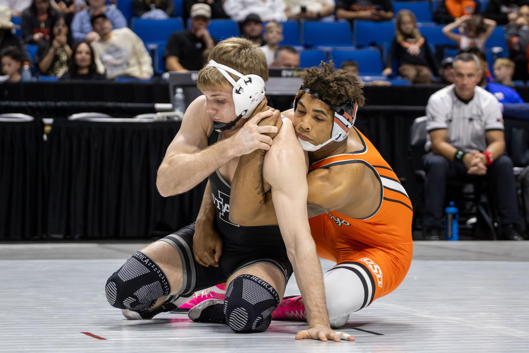 Cowboys send eight wrestlers to Big 12 finals, extend lead in Tulsa ...