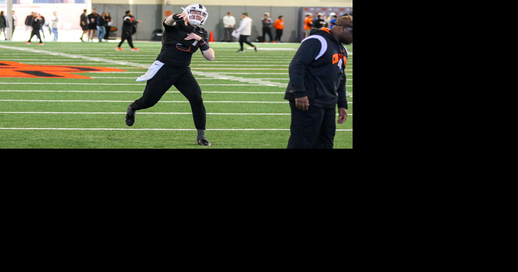 OSU quarterback Alan Bowman finding ways to improve heading into 7th ...