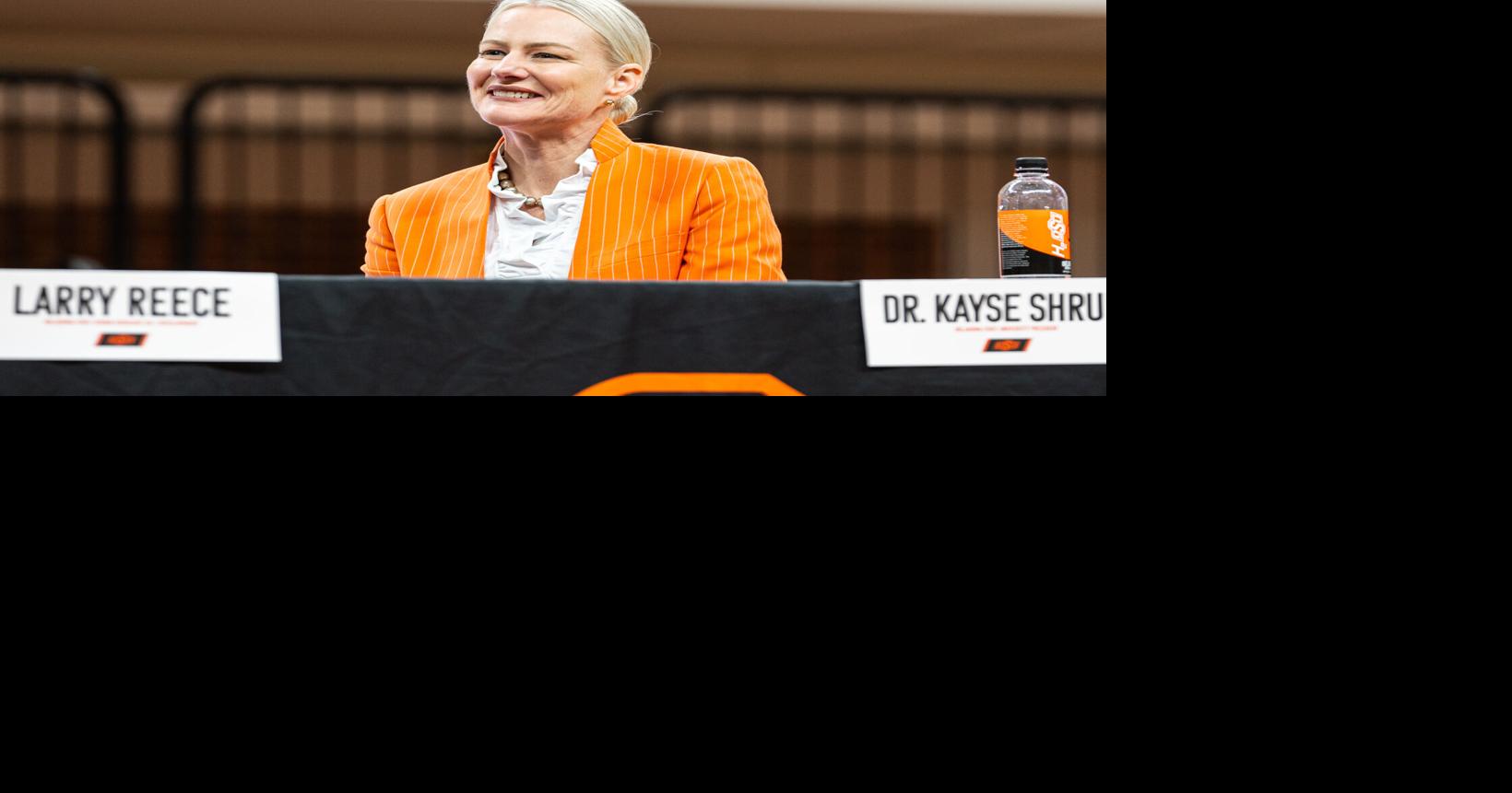 OSU/A&M Board of Regents accepts President Dr. Kayse Shrum's ...