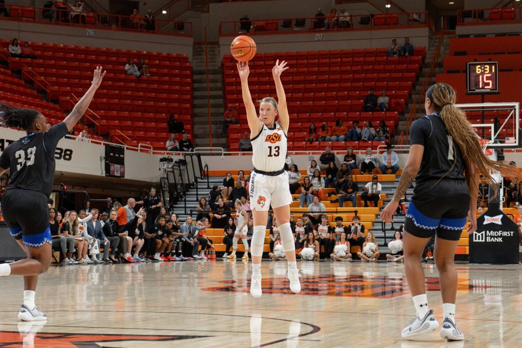 Haleigh Timmer, new faces shine in OSU Cowgirls win against New Orleans ...
