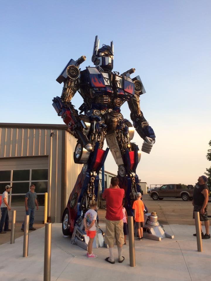 Optimus Prime statue stands tall in Stillwater | Blogs | ocolly.com