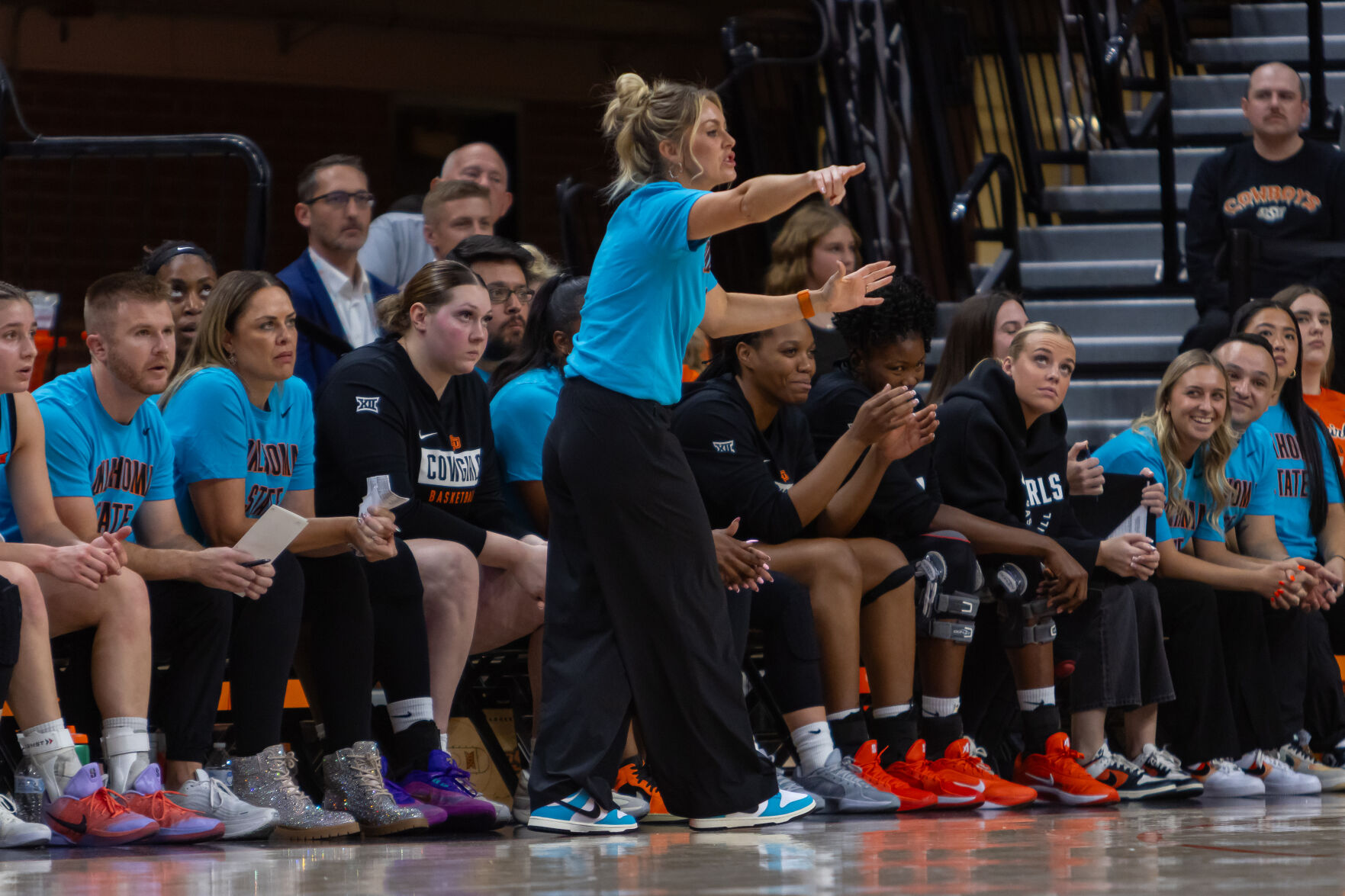 OSU Cowgirls surpass 100 points again in win against MSVU | Women's ...