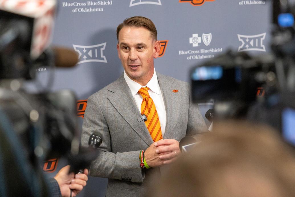 Eric Morris discusses OSU roster building at introductory press ...