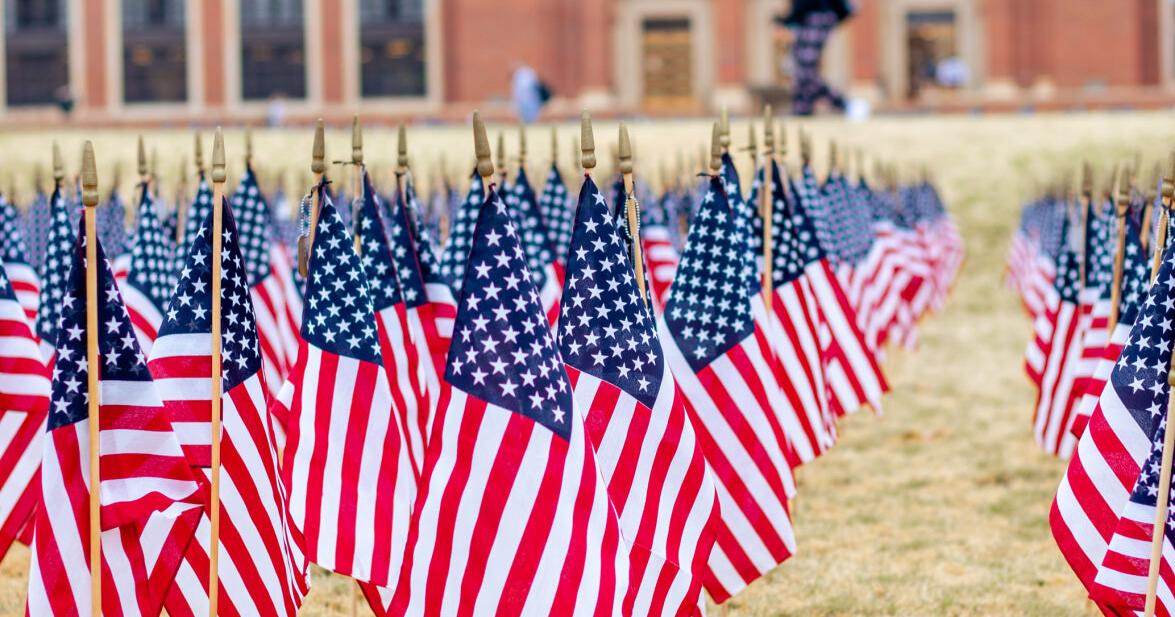 OSU places annual flags and dog tags on Library Lawn | News | ocolly.com