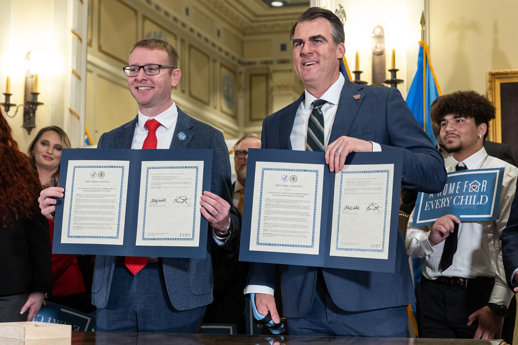 Oklahoma becomes first state to join national foster care initiative ...