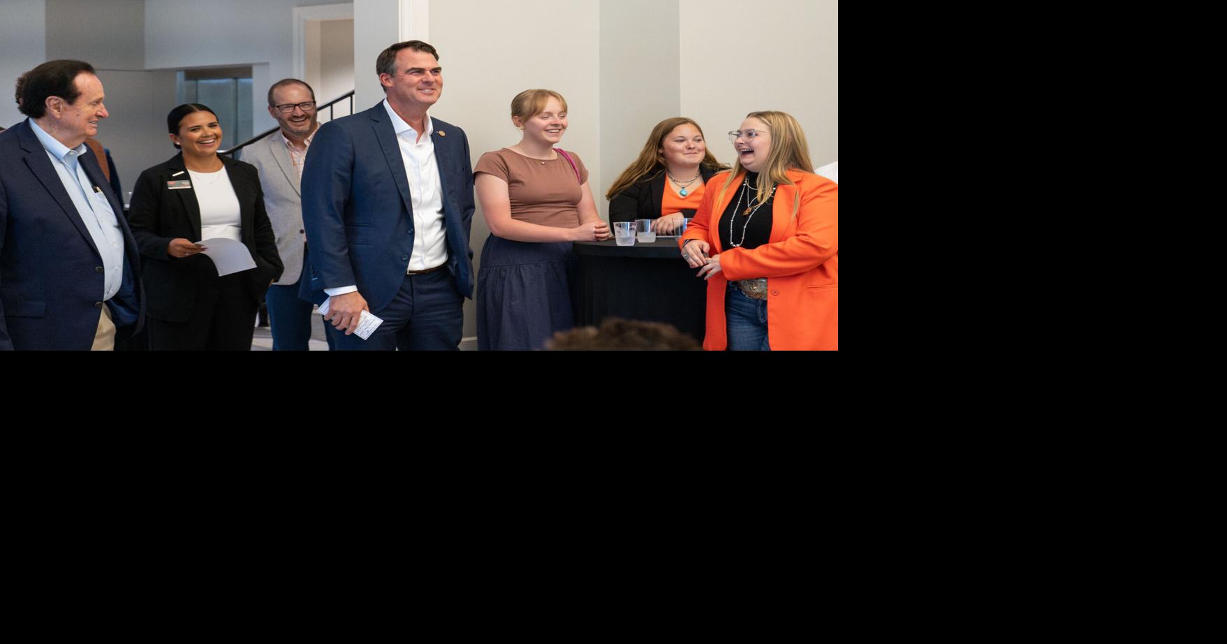 Gallery: Oklahoma Governor, Kevin Stitt, Speaking at University House ...