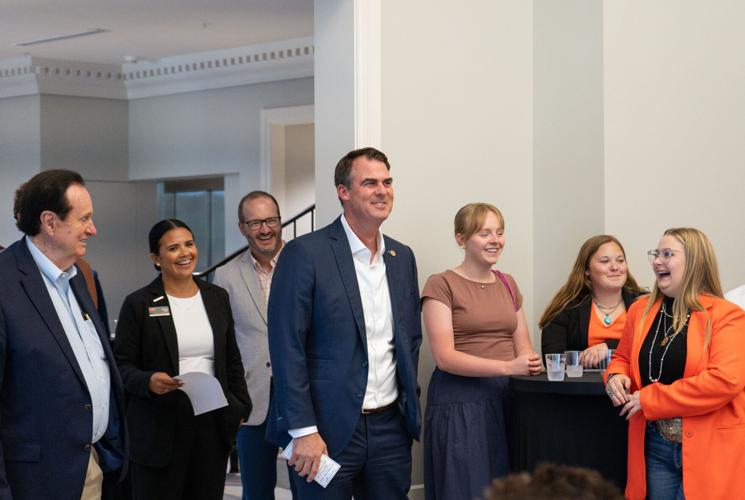Gallery: Oklahoma Governor, Kevin Stitt, Speaking at University House ...