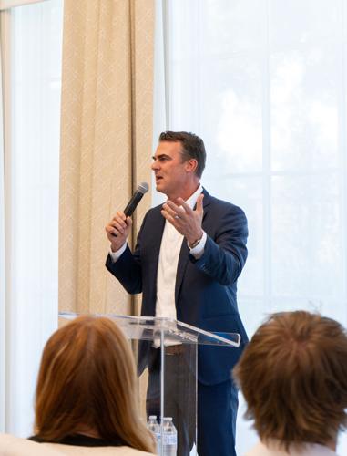 Gallery: Oklahoma Governor, Kevin Stitt, Speaking at University House ...