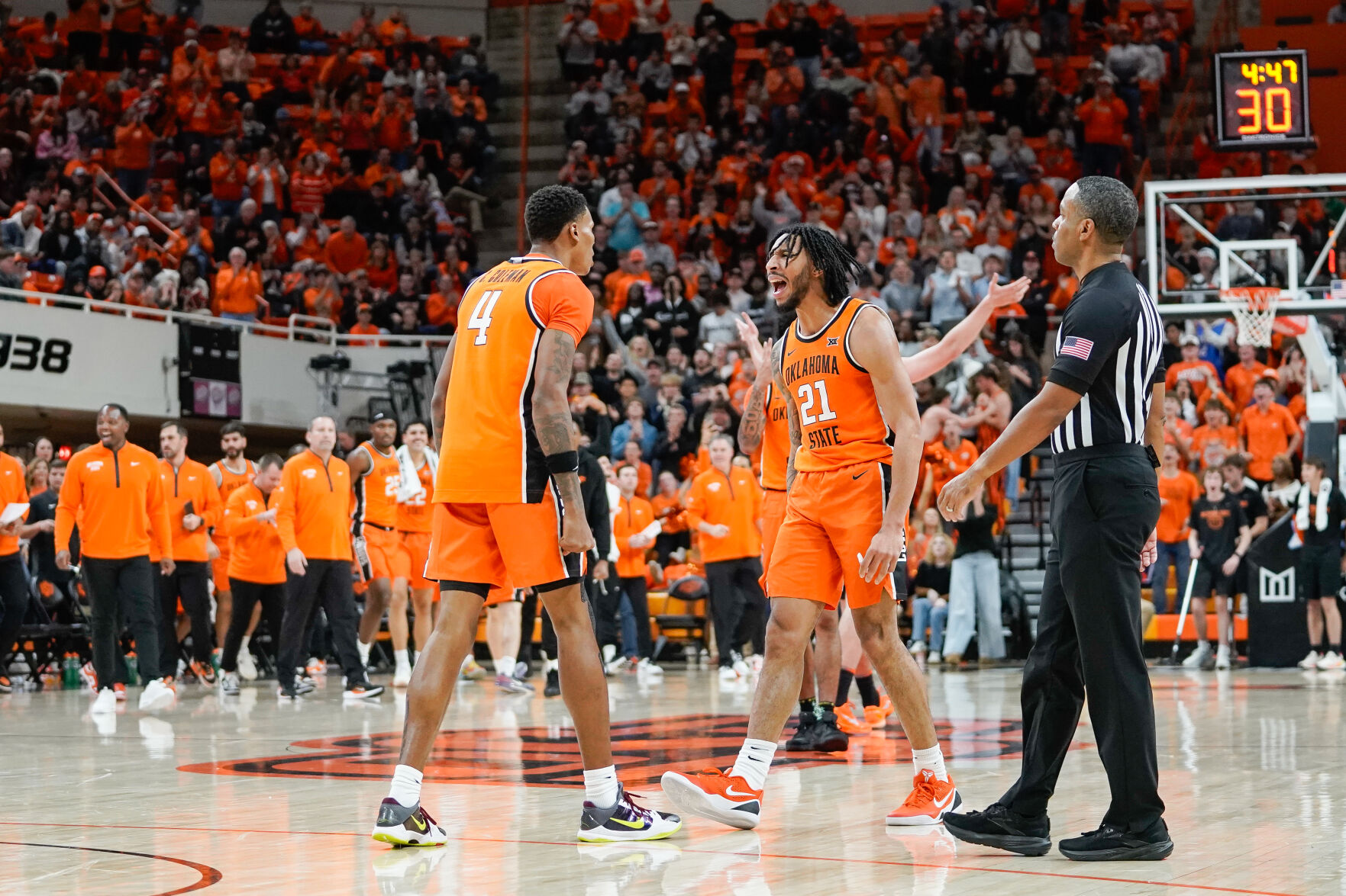 OSU basketball rolls over Texas A&M 87-63 behind rowdy home crowd | Men ...