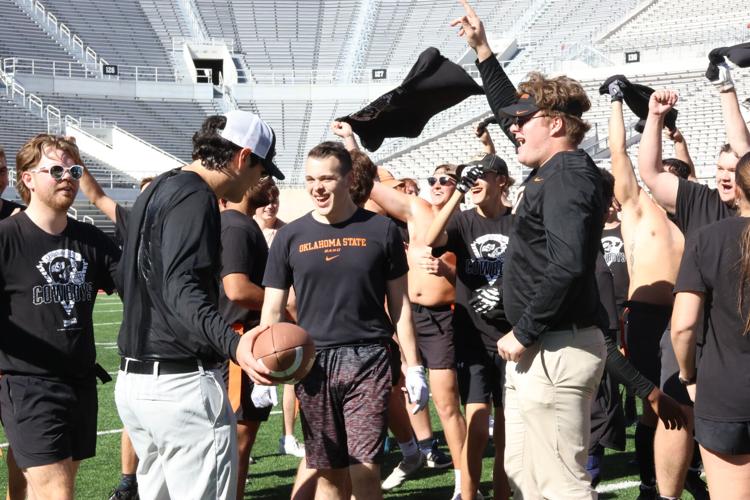 Bedlam football is back... kind of: OSU, OU marching bands play flag ...
