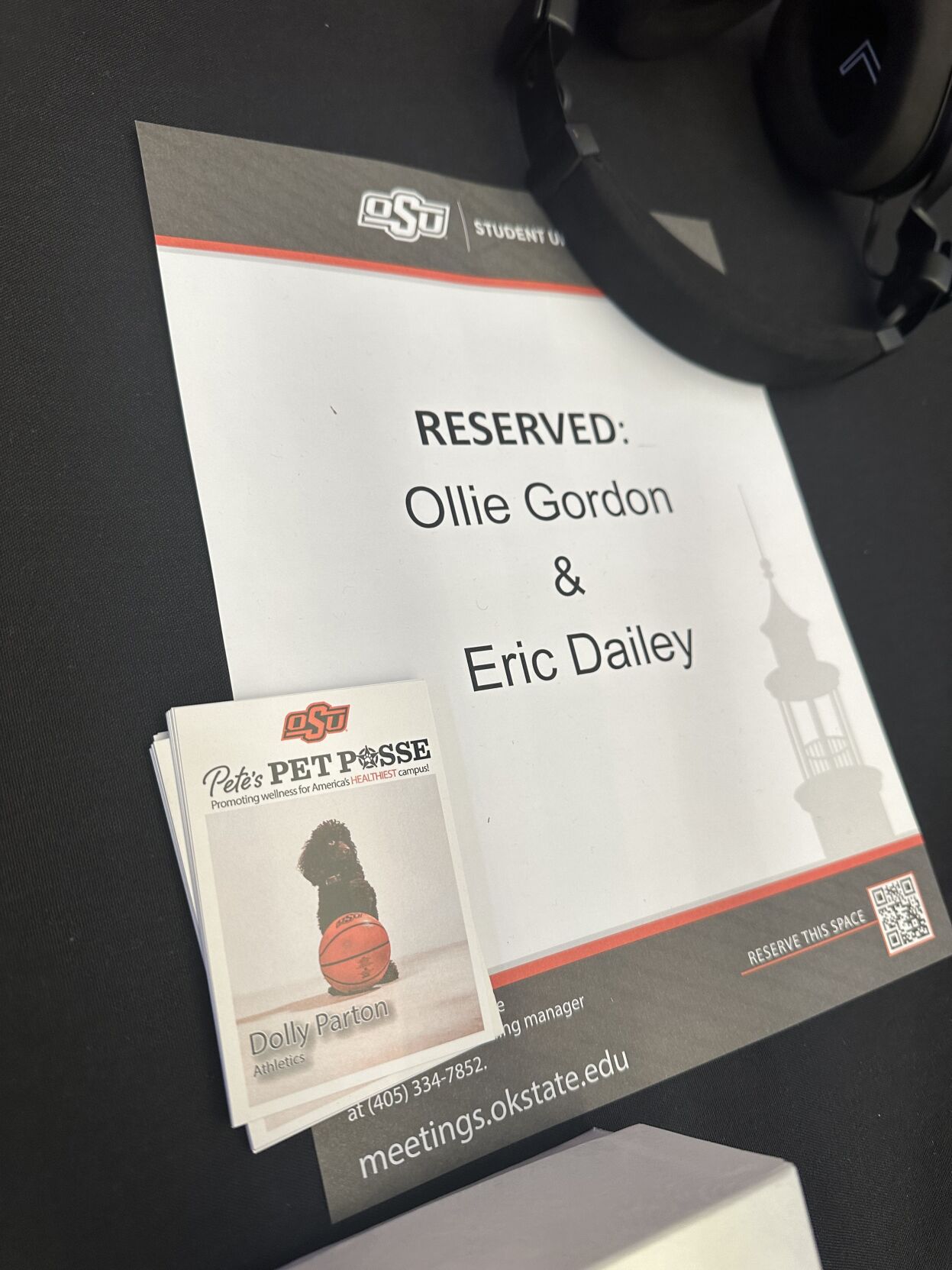 Ollie Gordon II, Eric Dailey Jr. record podcast in the Student Union ...