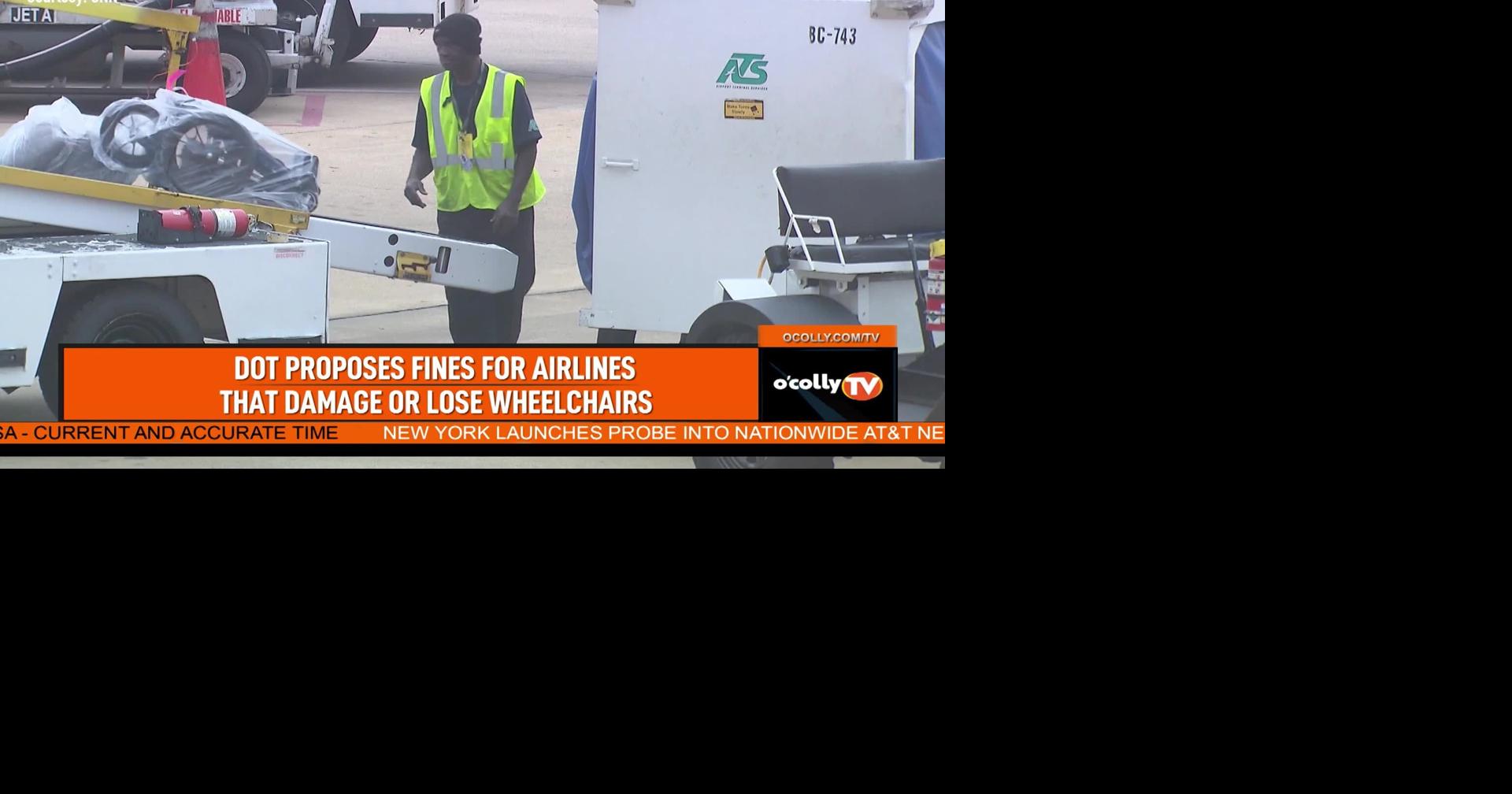 O'Colly TV: DOT Plans Fines for Airlines for Breaking or Losing ...