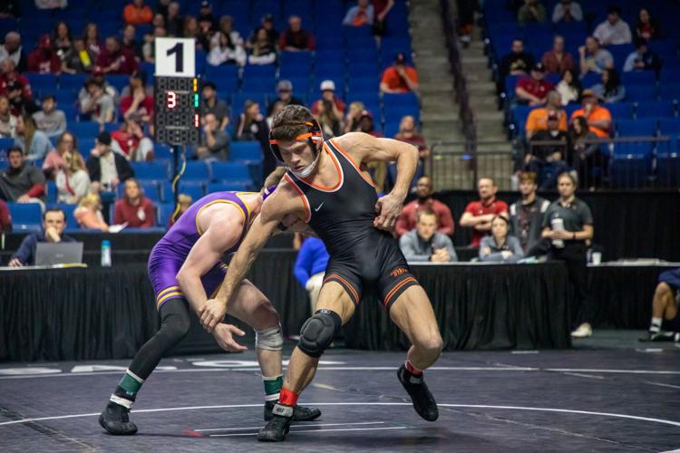 Reece Witcraft earns nationals bid in day 1 of Big 12 championship ...