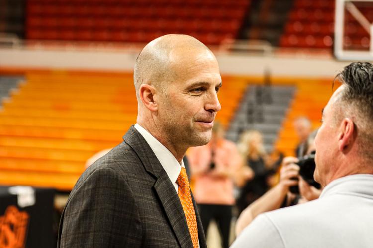PHOTOS: OSU introduces Steve Lutz as coach | Big 12 Sports | ocolly.com