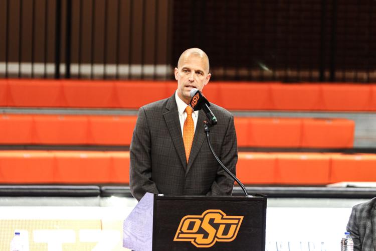 PHOTOS: OSU introduces Steve Lutz as coach | Big 12 Sports | ocolly.com