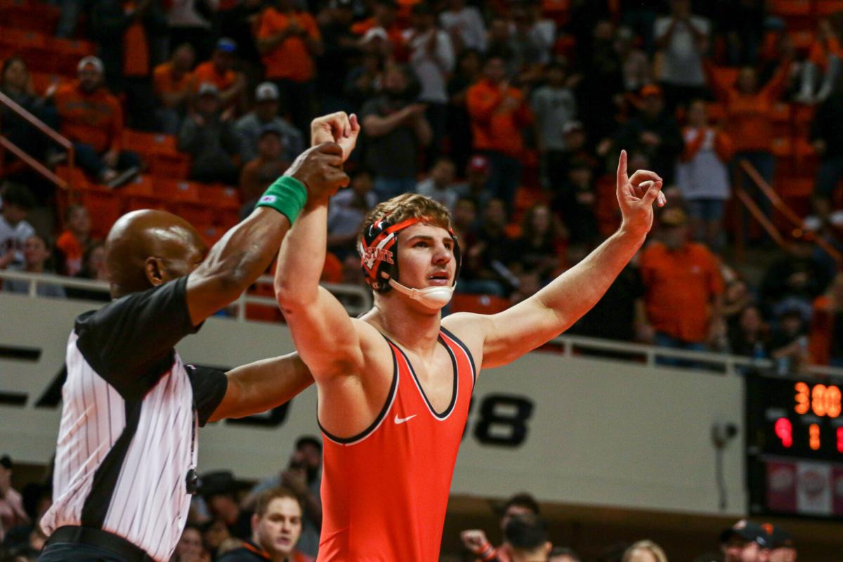 Cowboy wrestling: Surber's pin shows growth in OSU's win | Sports ...