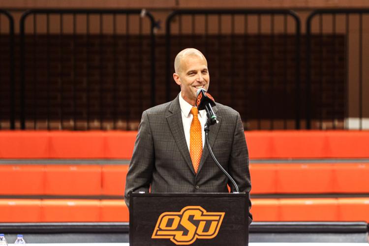 PHOTOS: OSU introduces Steve Lutz as coach | Big 12 Sports | ocolly.com