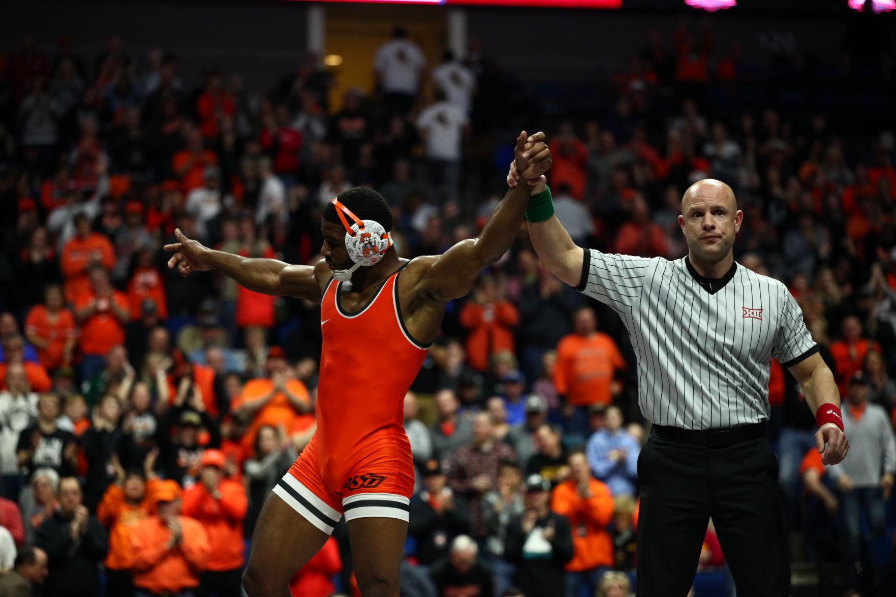 OSU wrestling: Jacobe Smith finally secures his Big 12 title | Sports ...