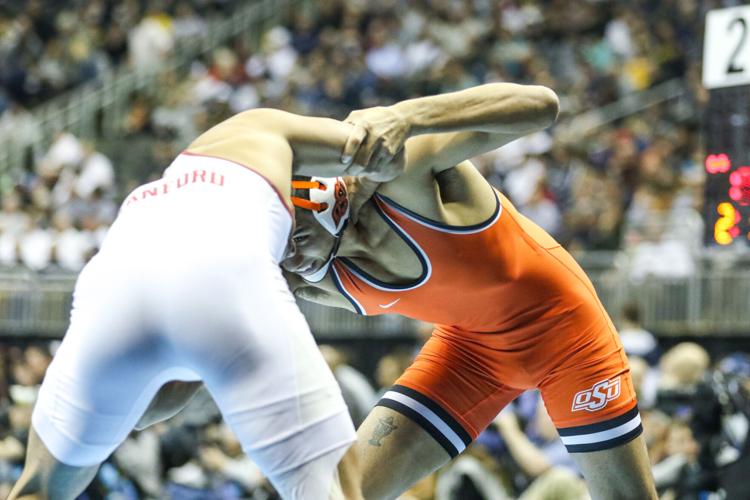 PHOTOS: Izzak Olejnik in Session V of NCAA Wrestling Championships ...