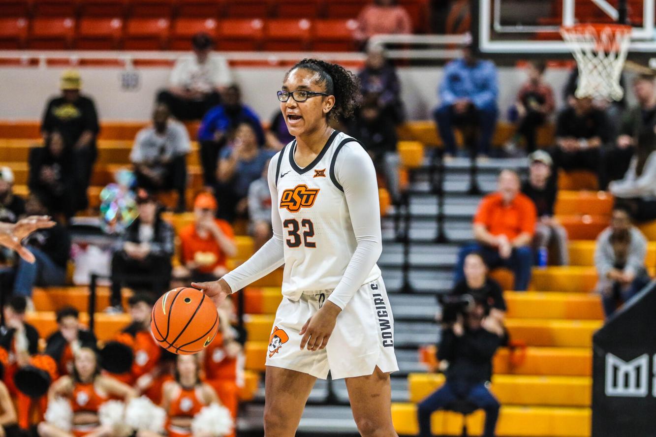 Stailee Heard propels Cowgirls to record 125-49 win over Alabama State ...