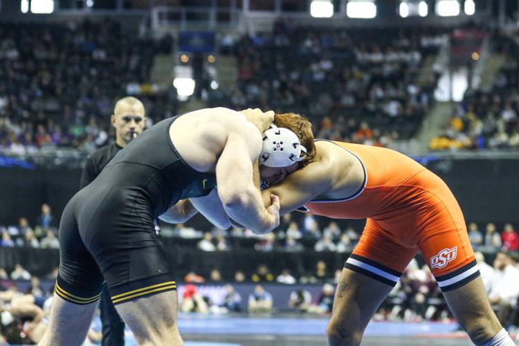 PHOTOS: Izzak Olejnik in Session V of NCAA Wrestling Championships ...