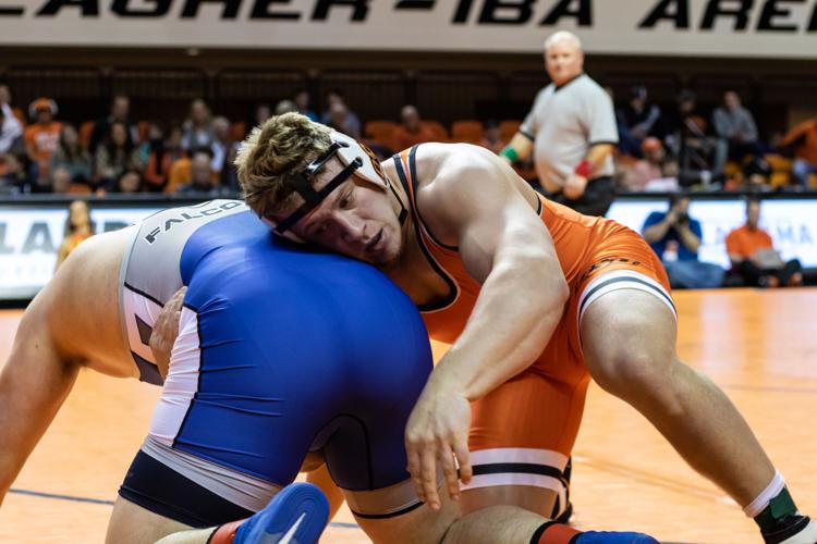 PHOTOS: OSU wrestling dominates Air Force 39-0 | Big 12 Sports | ocolly.com
