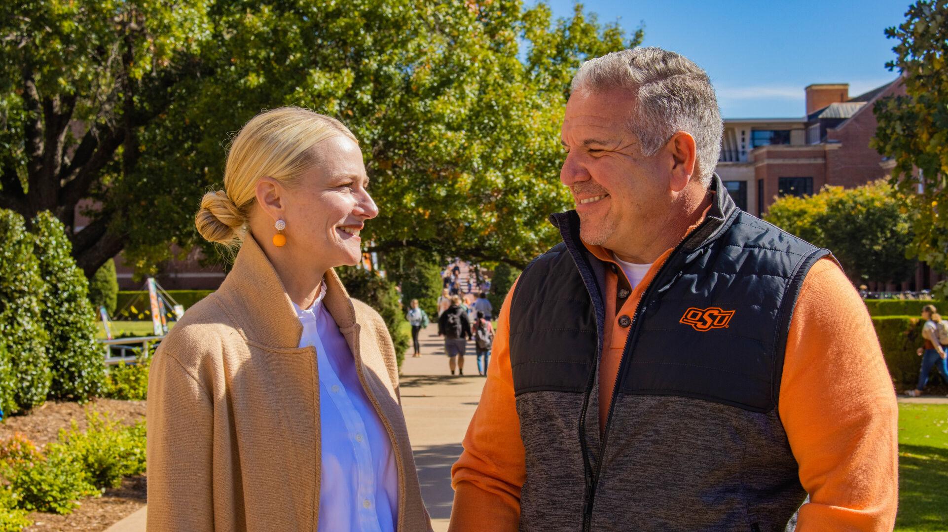 Q&A: OSU President Kayse Shrum and First Cowboy Darren Shrum | News ...