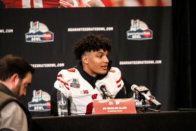 Wisconsin's Braelon Allen confident in run game vs Oklahoma State ...