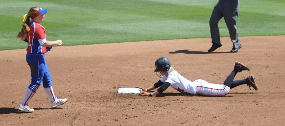 Jayhawks sweep OSU softball with extra-innings victory | Sports ...