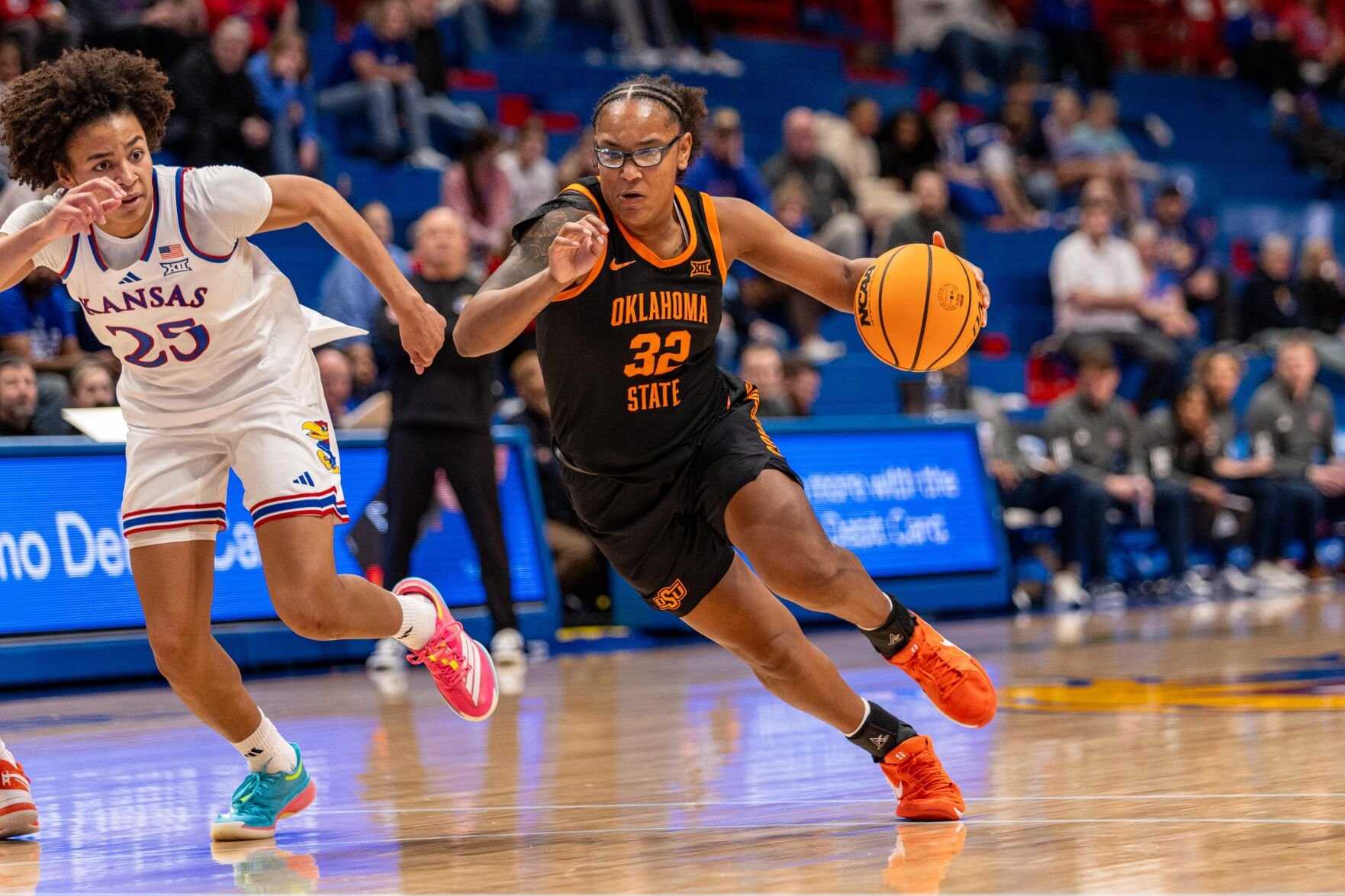 Stailee Heard, Haleigh Timmer propel OSU Cowgirls past Kansas | Women's ...