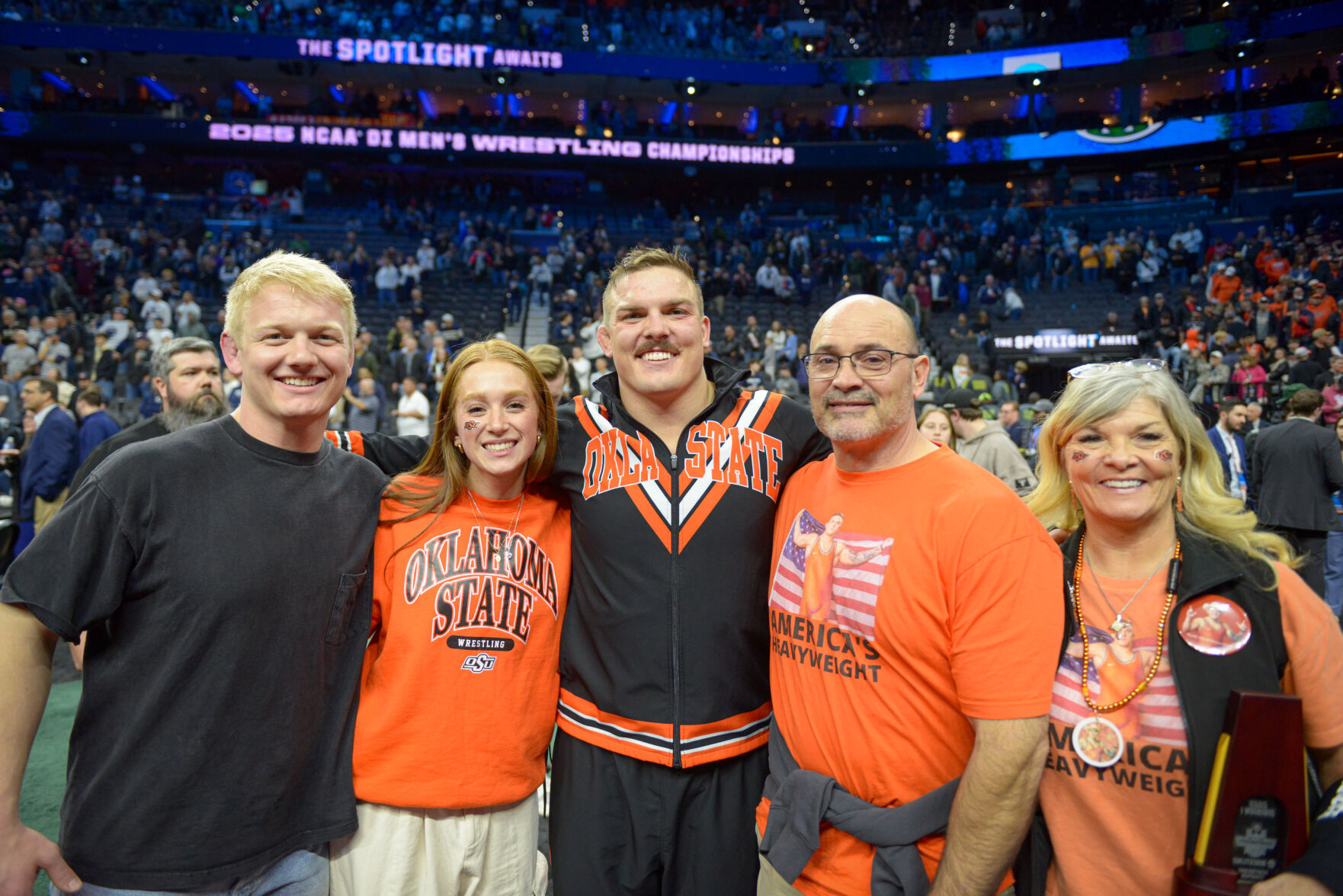 Wyatt Hendrickson slays Goliath in upset of Gable Steveson for 2025 heavyweight title ...