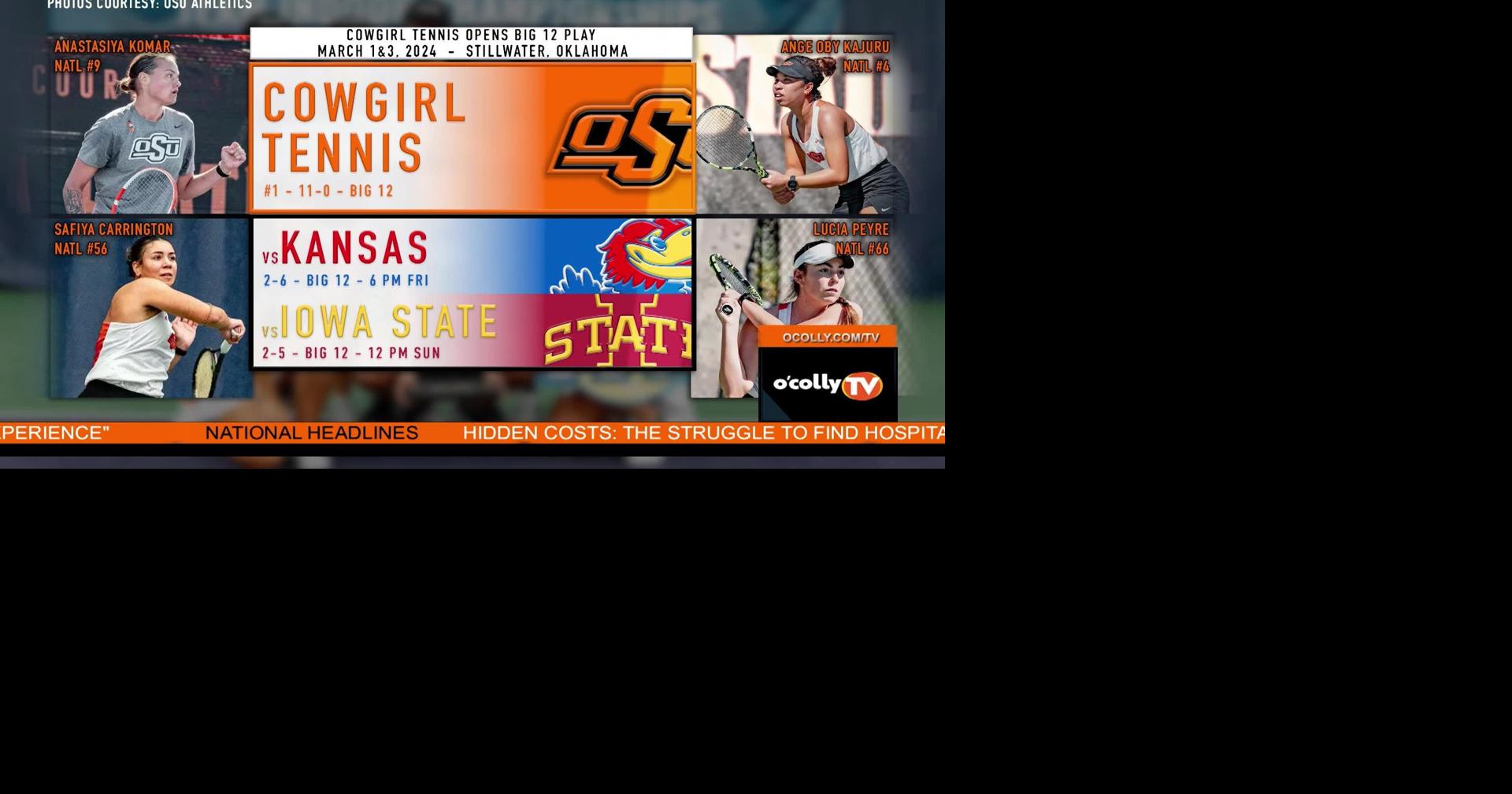 O'Colly TV: Cowgirl Tennis Gets Ready to Kick off Conference Play | Tv ...