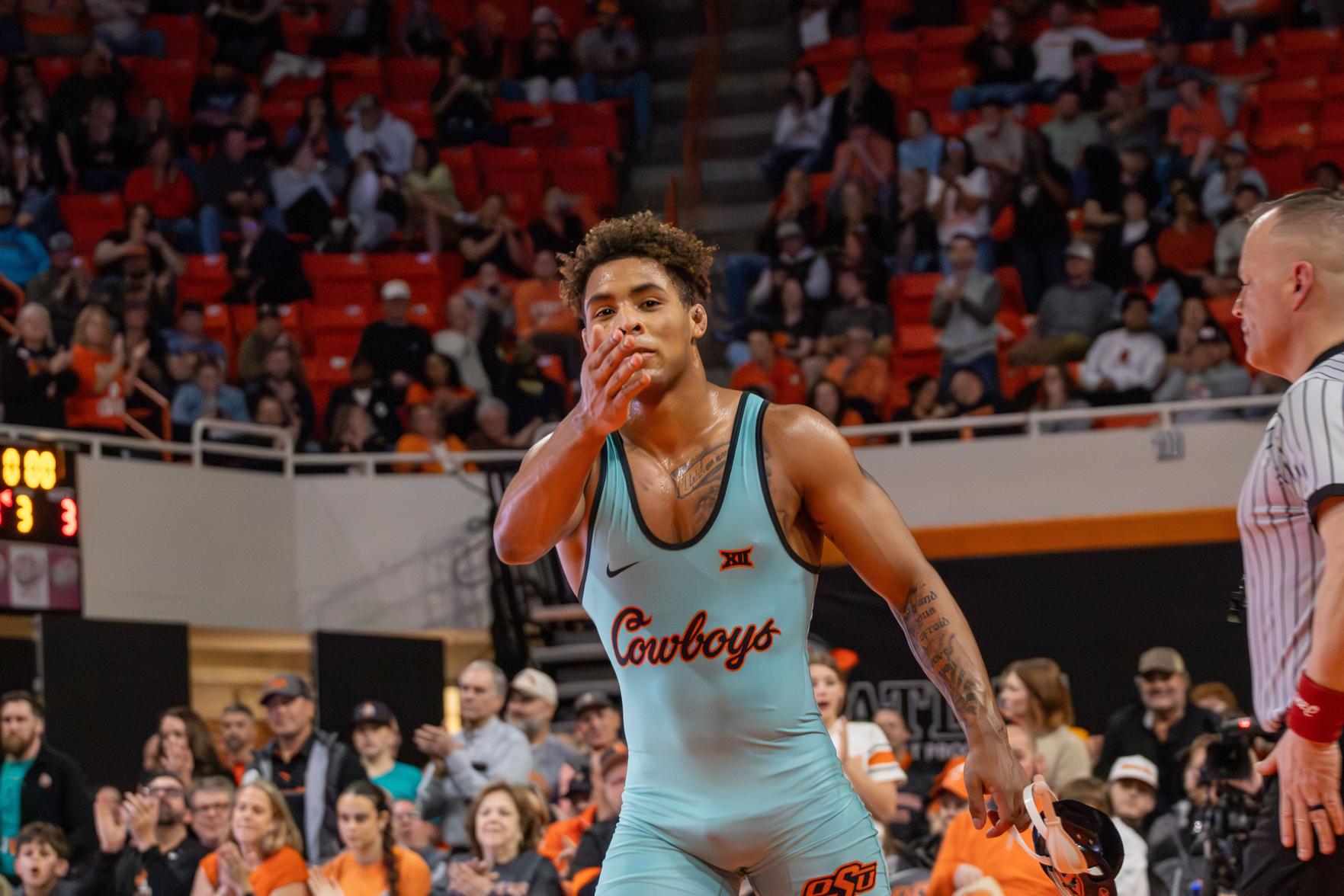 Lockett answers challenge as OSU overwhelms Little Rock | Wrestling ...