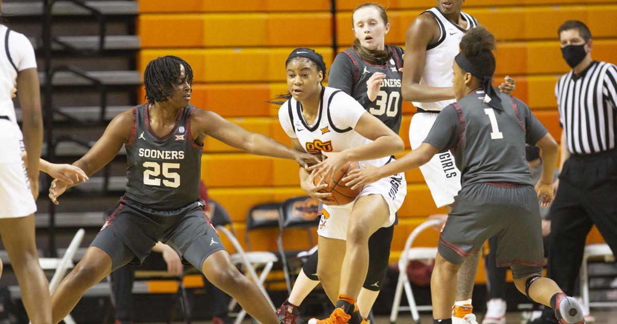 Oklahoma State Cowgirls Vs Oklahoma Sooners Womens Basketball Game