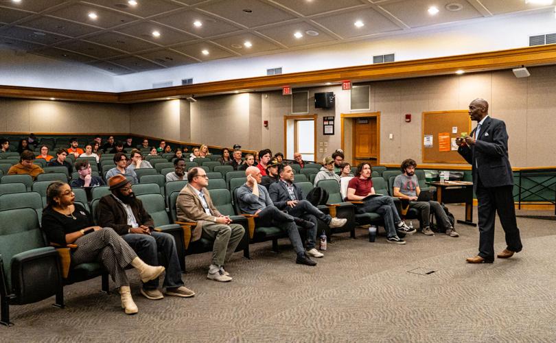 Senator George Young talks religion, politics, racism with students ...