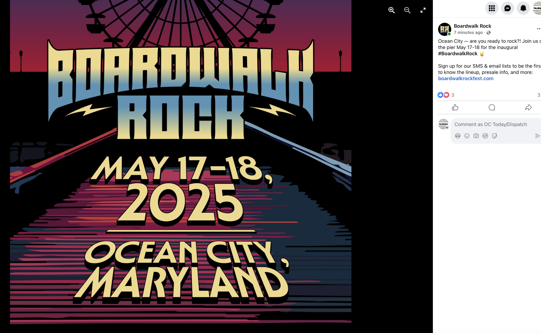 New spring music festival announced as Boardwalk Rock; Lineup coming ...