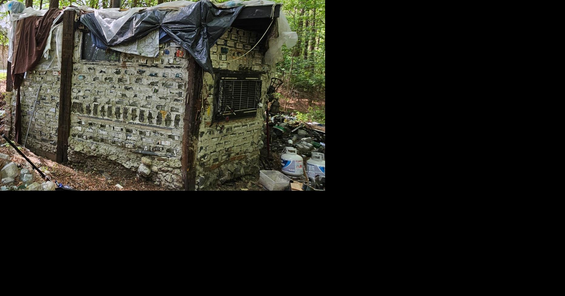 House made of ‘whiskey and wine bottles’ discovered on old Shore Drive ...