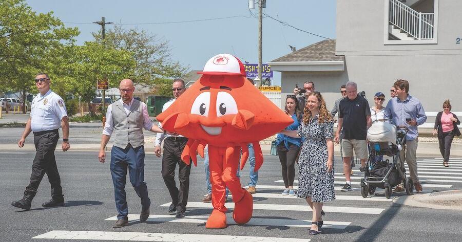 Cheswick the Crab to help launch Walk Smart campaign today in Ocean ...