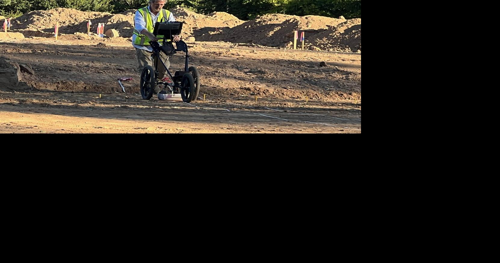 Ground radar, sifting underway after graveyard grading at St. Thomas ...