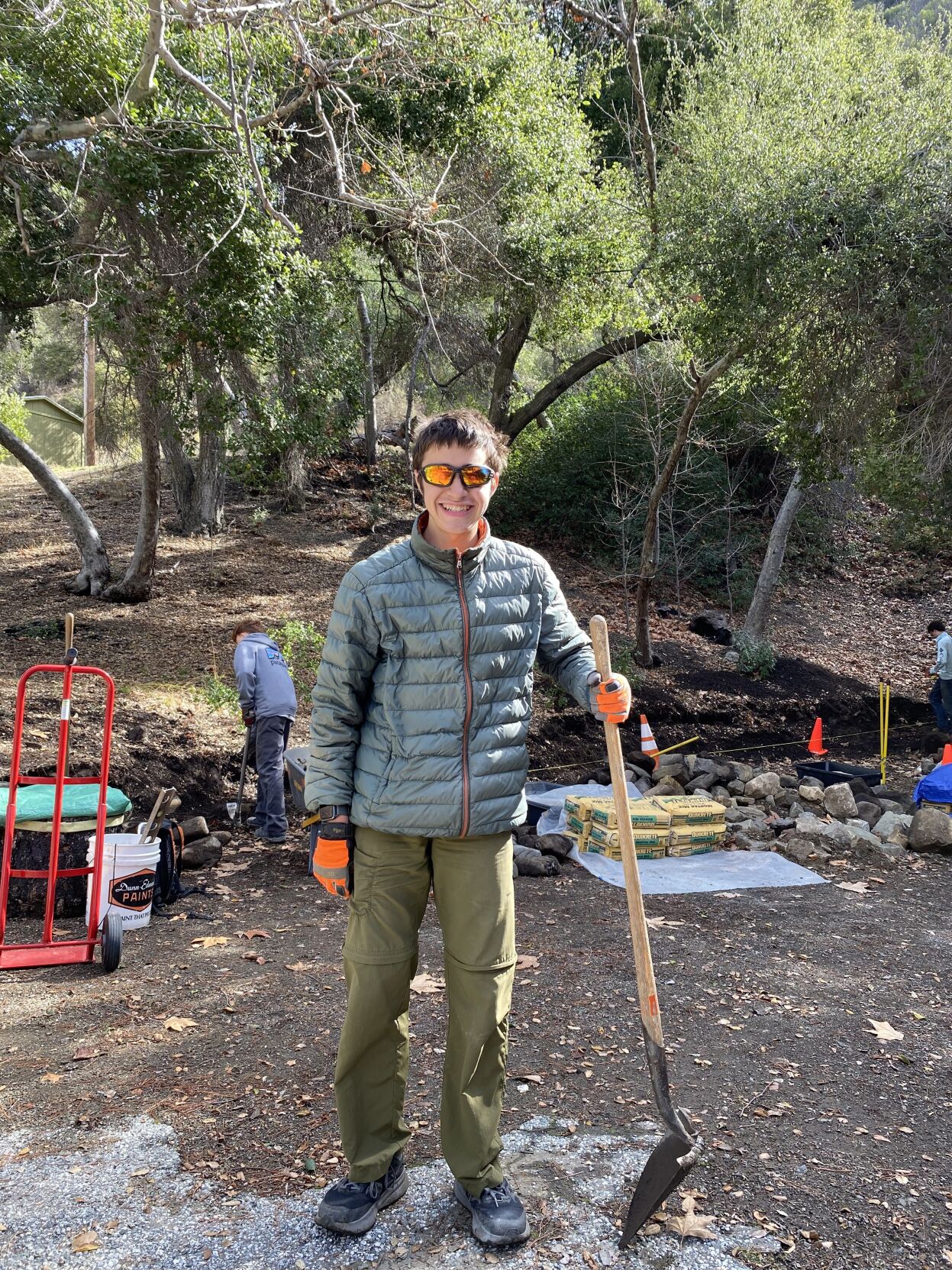 Scouts rebuild historic wall at Wheeler Gorge Visitor Center | Outdoors ...