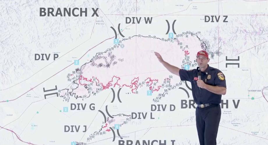 Mountain Fire, into Day 7 | Morning update, fire size holds with 48% ...
