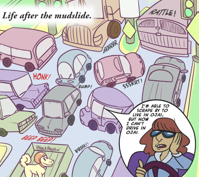 Life after the mudslide | Editorial Cartoon | ojaivalleynews.com