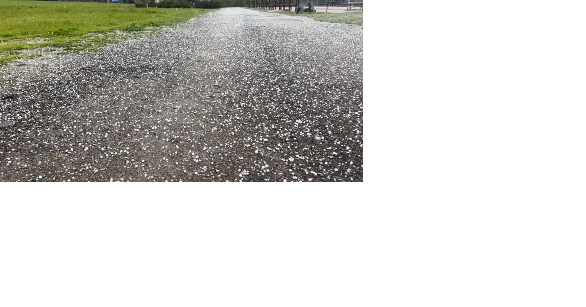 Saturday's storm brought hail and showers, sunshine expected Sunday ...