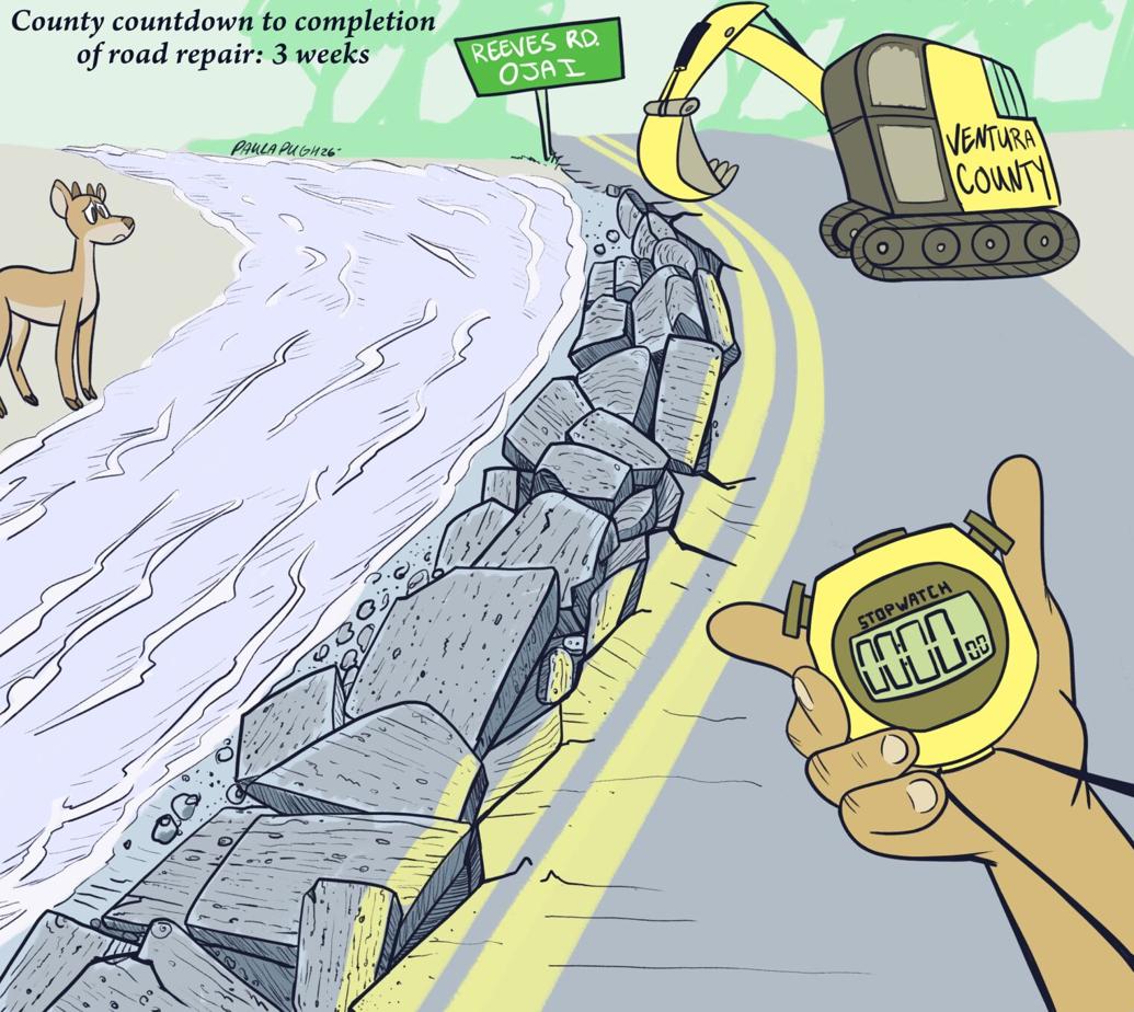 County countdown to road repair completion... | Editorial Cartoon ...